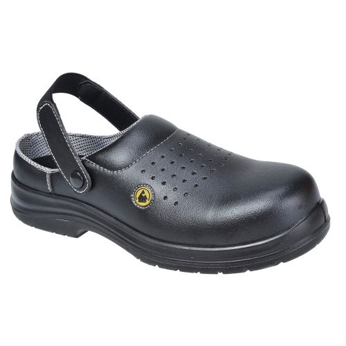 Portwest Compositelite ESD Perforated Safety Clog SB AE | Grafters ...